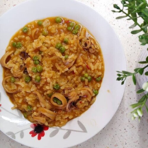 Receta Para Hacer Arroz con Calamar ⇨ Rápido y Fácil de Hacer